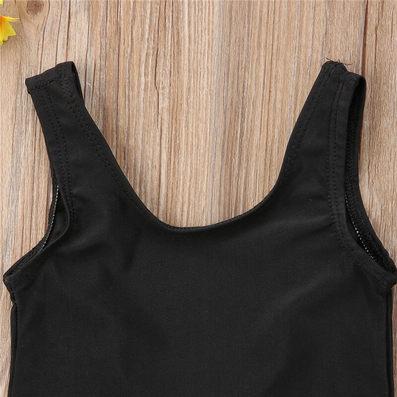 Girls Swimsuit Cute Newborn Baby Girls Black Swimw... – Grandado