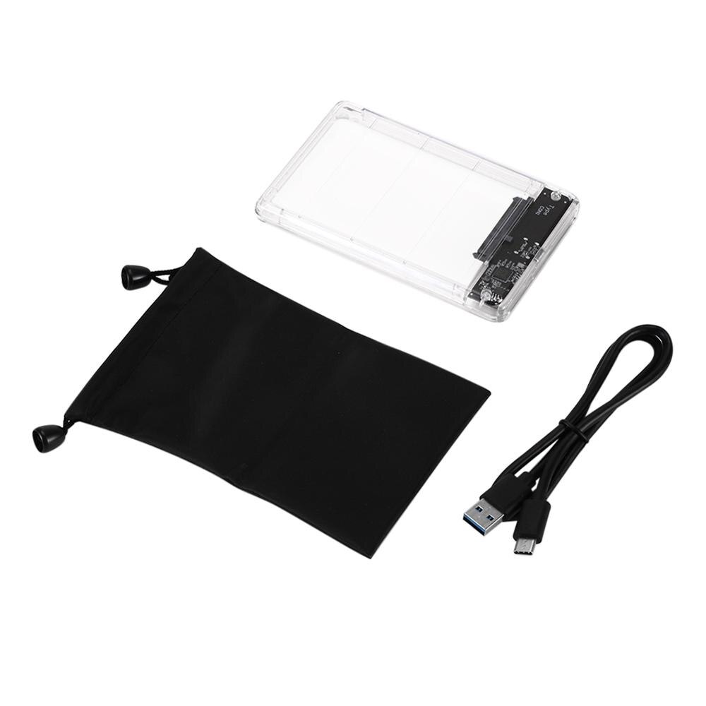 Transparent 2.5inch USB 3.0 SATA HD Box SSD Hard D... – Grandado