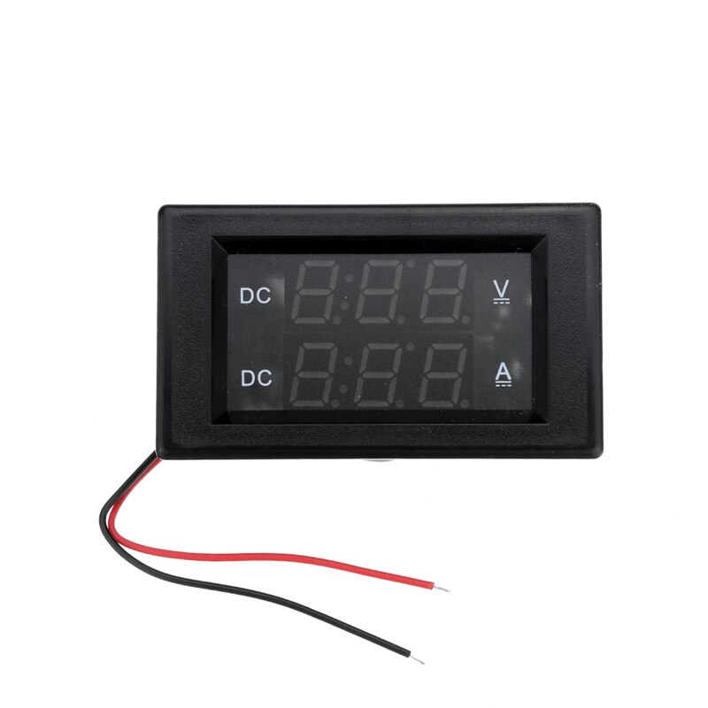DC 300V 50A Digital Voltmeter Amperemeter DC Volt Ampere Tester ...