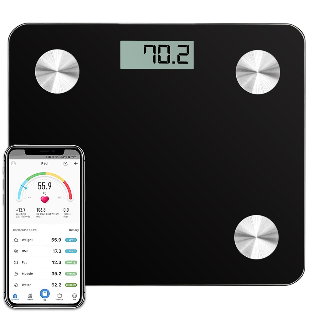 Smart Bluetooth Body Fat Scale BMI Scale Smart Hom... – Grandado