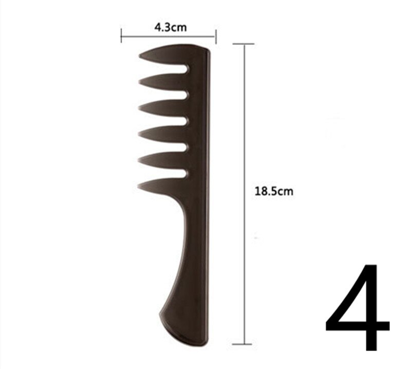 Two-sided Handle Grip Large Tooth Detangling Curly... – Grandado
