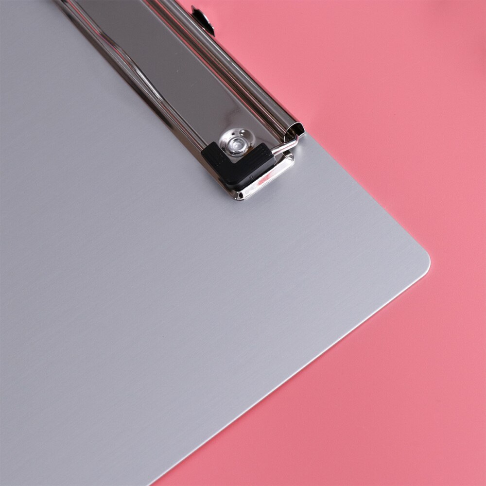 A4 Aluminum Clipboard Paper Holder Metal Clipboard... – Vicedeal