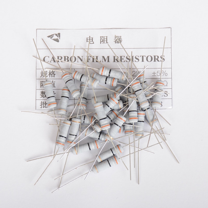 2W 5% 1R-2.2M 64valuesX5pcs=320pcs Metal Film Resi... – Grandado