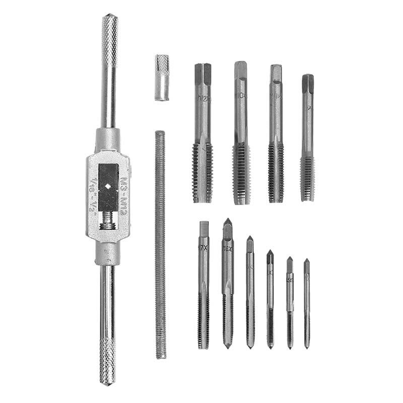 10Pcs M3-M12 Tap Wrench Boor Set Hand Tikken Geree... – Grandado