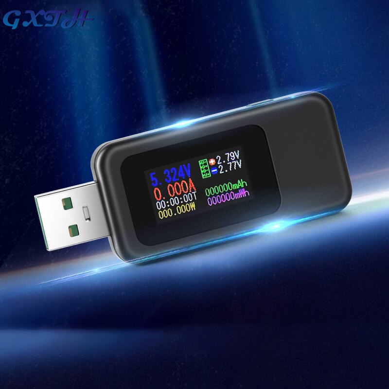 0-6.5A 4-30V Smart USB Meter Color Screen Usb Test... – Grandado