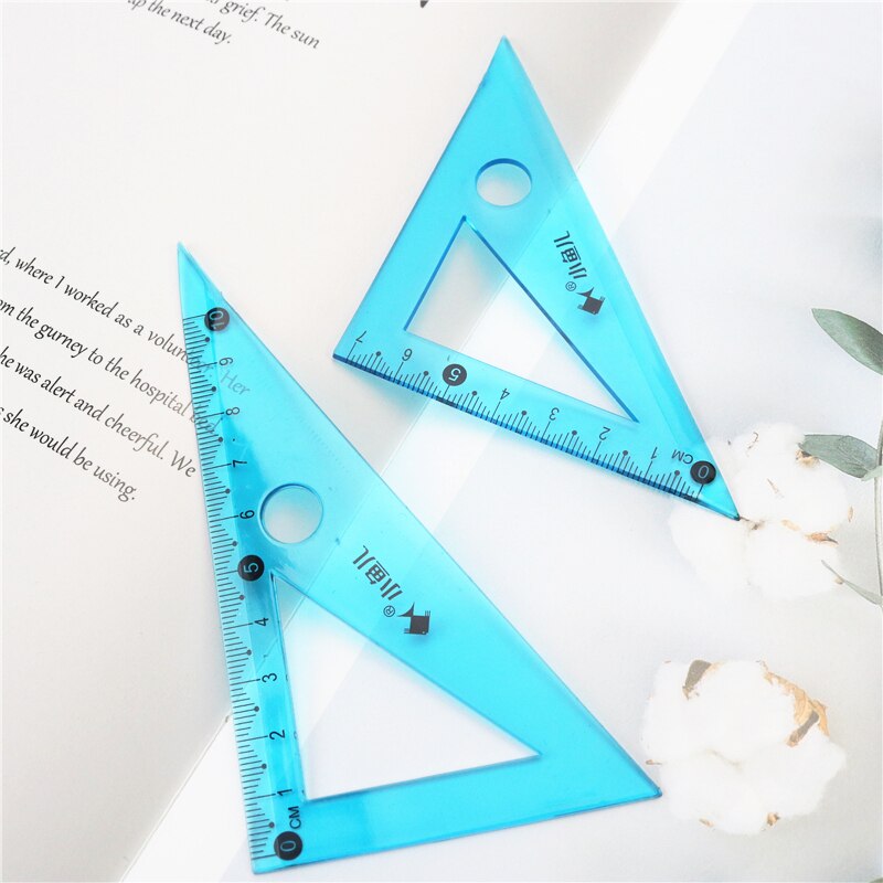 Student children soft ruler Geometric triangle rul... – Vicedeal