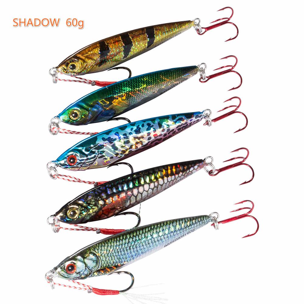 Bassdash Shadow Jigs Lures with VMC Hooks 40/60 Gr... – Vicedeal