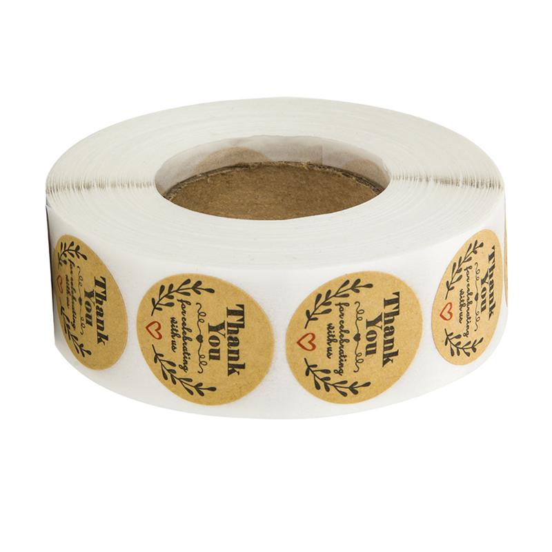 500Pcs Stickers Decoratieve Kraft Lijm Eenvoudige ... – Vicedeal