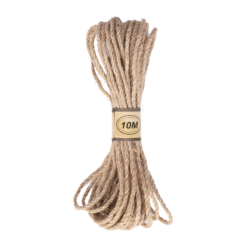 10Meter 3Mm Breed Natuurlijke Jute Touw Touw Verpa... – Grandado
