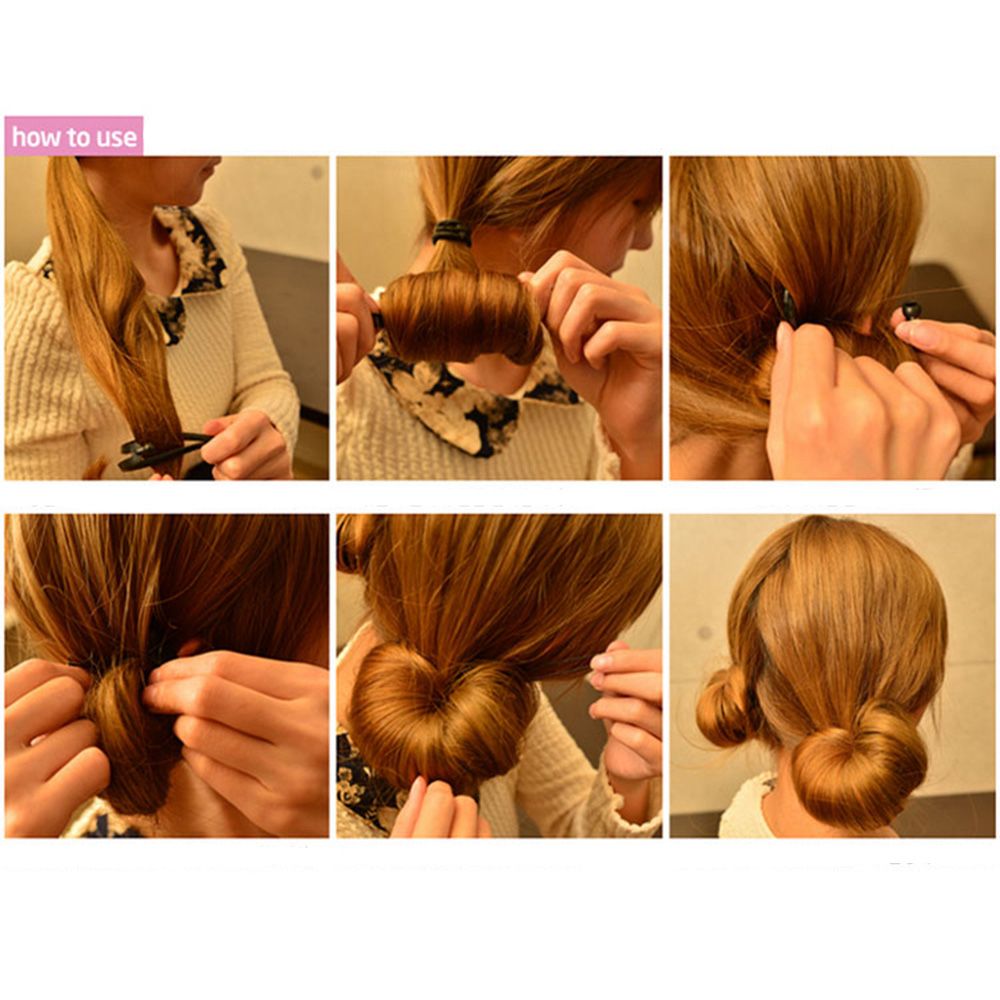 2PCS/Set Magic Hair Quick Bun Maker Tool DIY Hair ... – Grandado