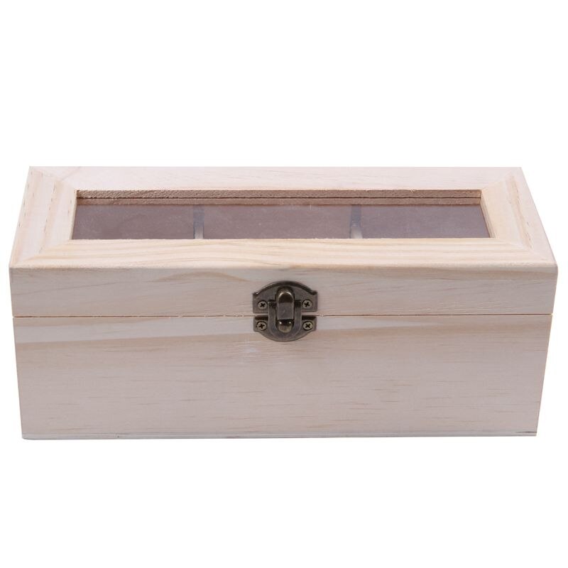 Wood Tea Caddies Tea Bag Jewelry Organizer Chest S... – Grandado
