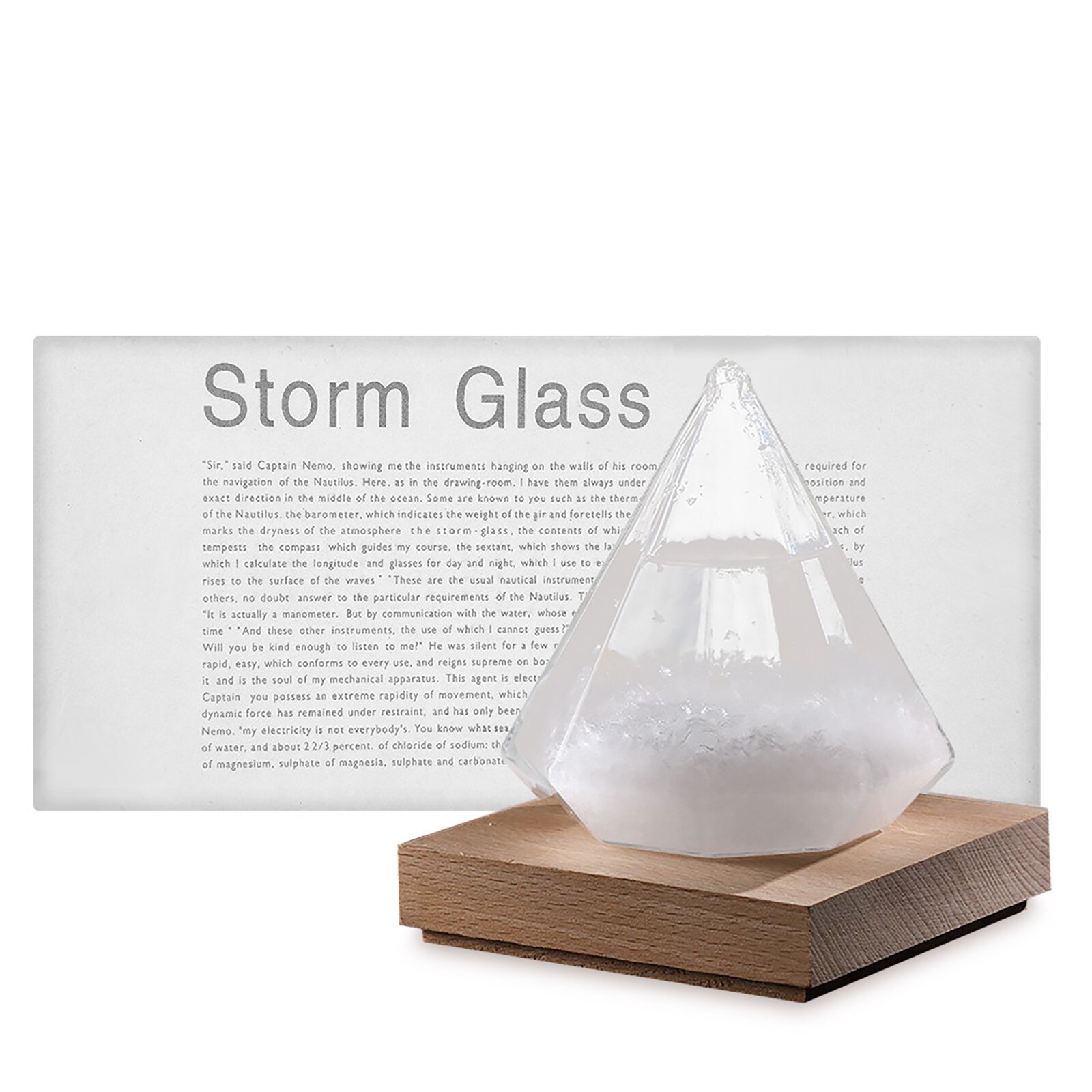 Mini Desktop Droplet Storm Glass Bottle Weather Fo... – Grandado