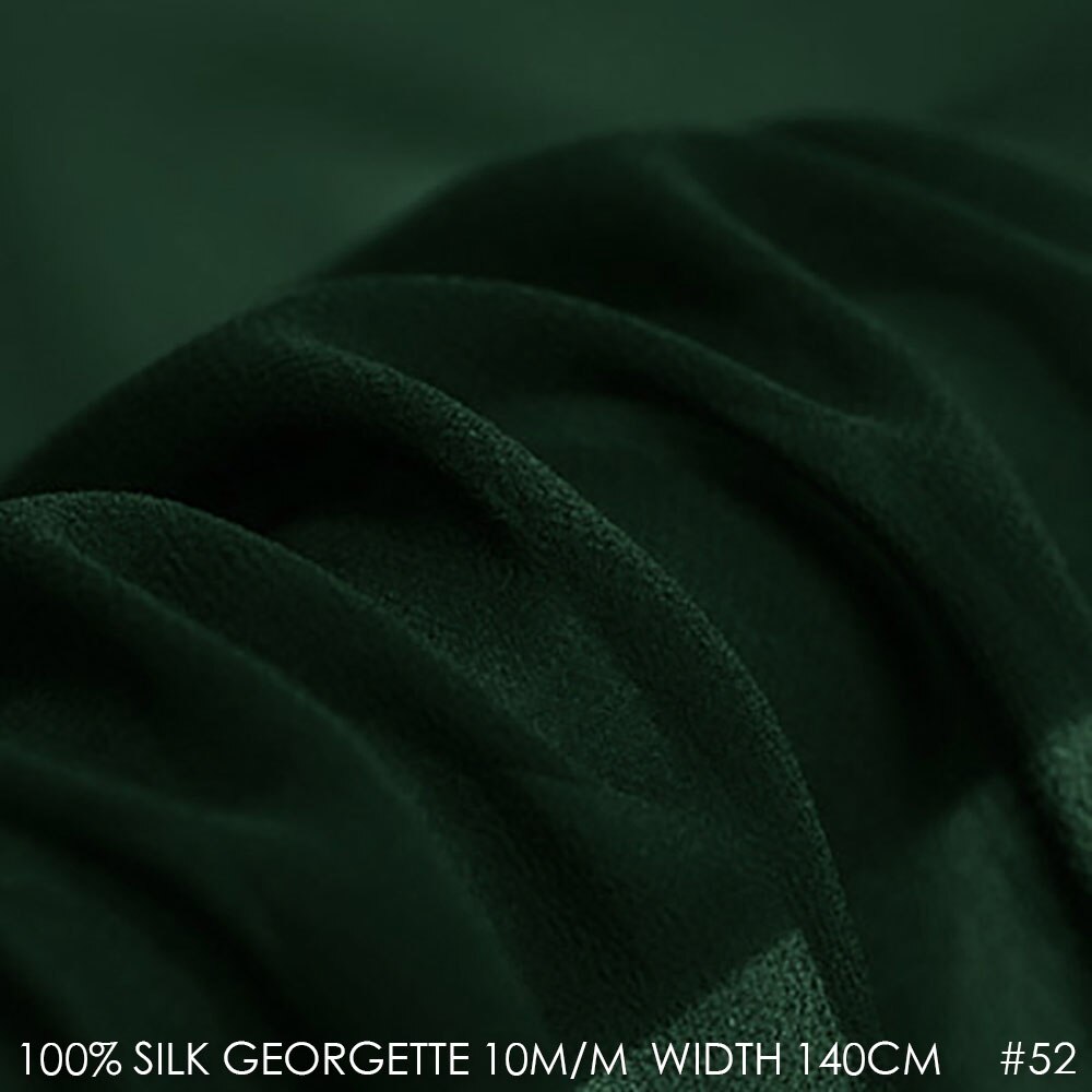 100% Zijde Georgette Stof Pure Zijde Stof 10 Momme... – Vicedeal