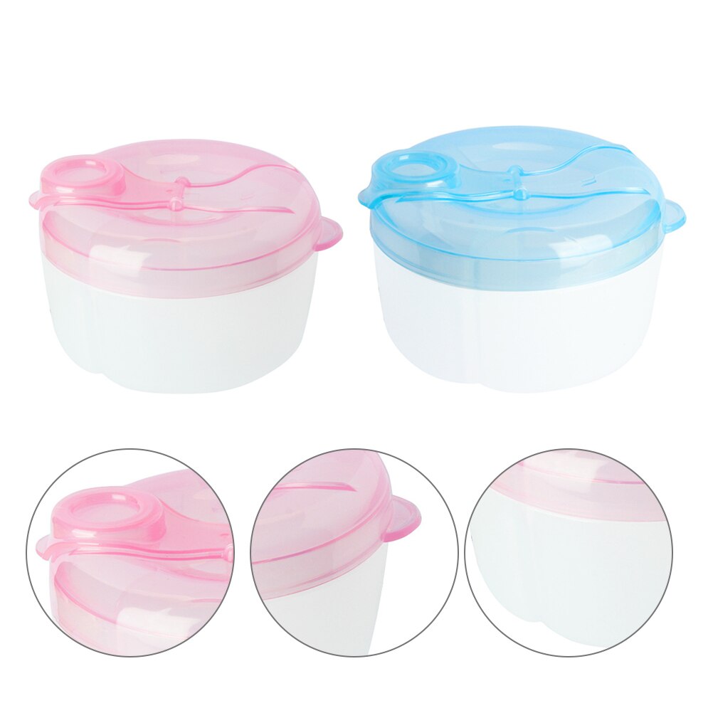 2Pcs Three-Compartment Baby Box Powder Dispenser I... – Vicedeal