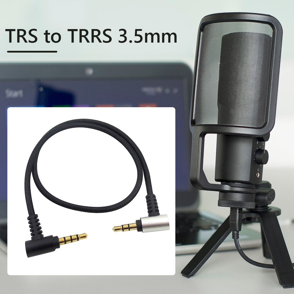 Smartphone Tablet TRS to TRRS Microphone Cable Ada... – Grandado