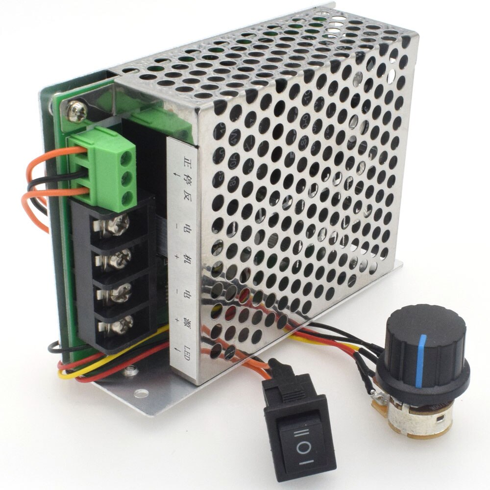 PWM DC motor governor 12v24v36v motor reverse swit... – Grandado