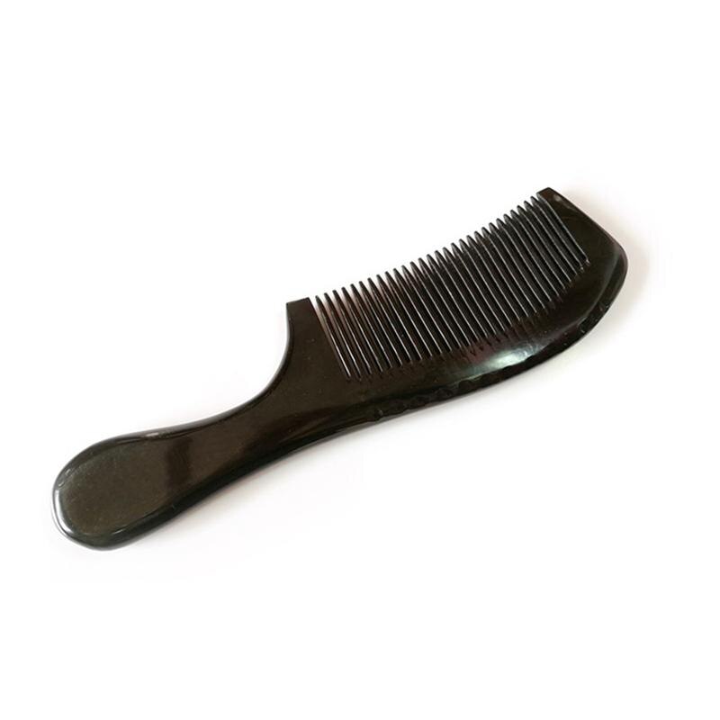 Natural Ox Horn Comb Handmade Long Handle Anti-Sta... – Grandado