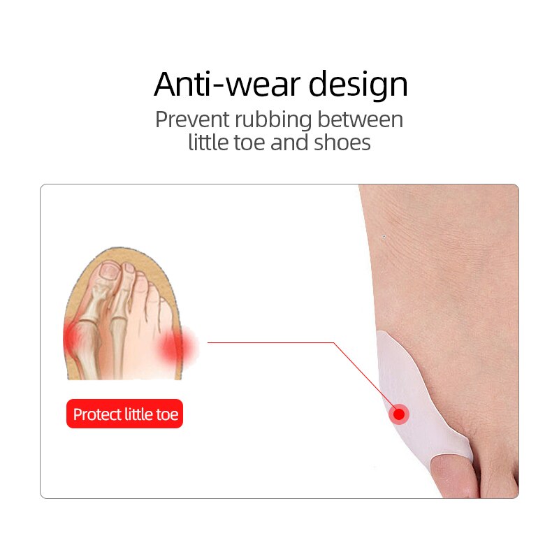 Little Toe Protector Small Toe Anti-Wear Silicone ... – Grandado