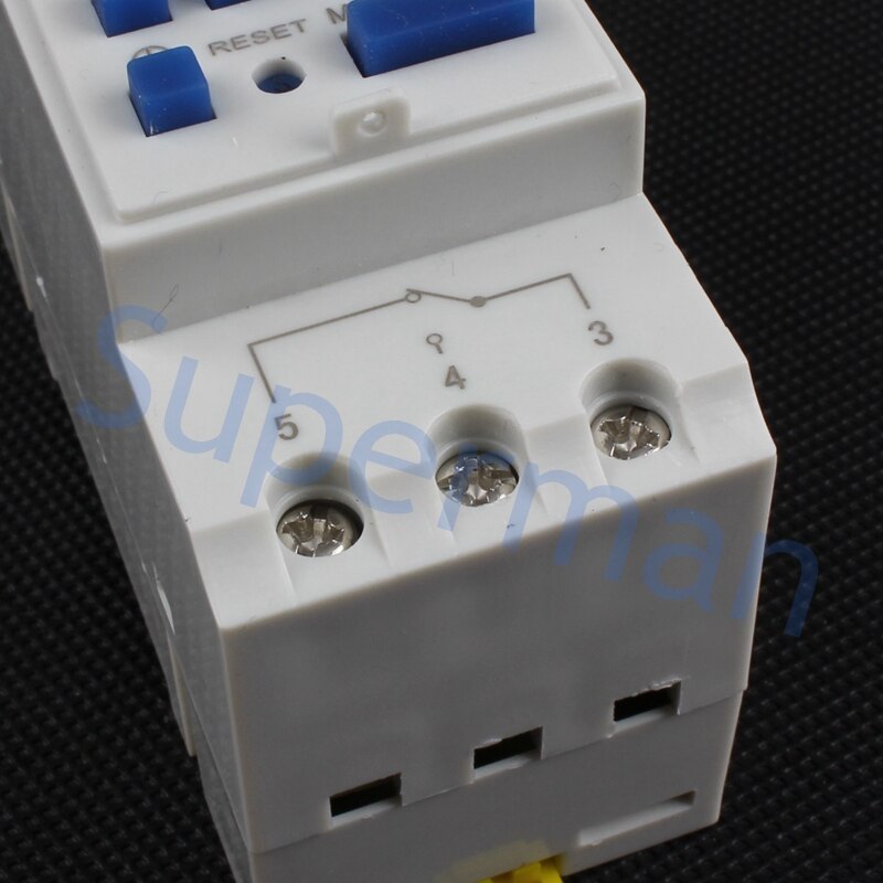 Timer switch din rail digital TP8A16 weekly progra... – Grandado