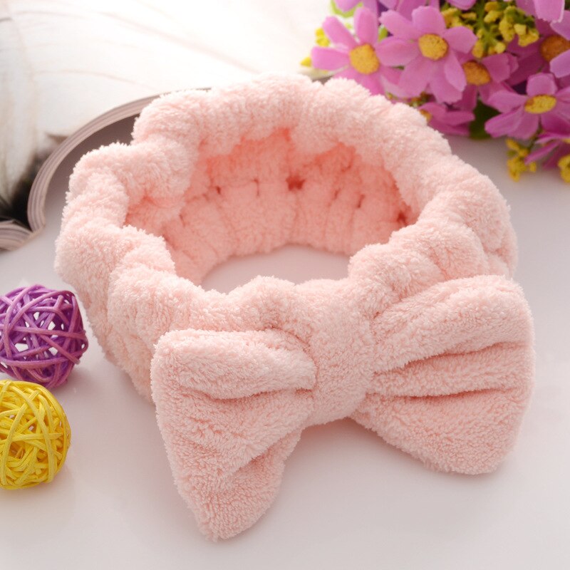 1pc Flannel Cosmetic Headbands Soft Bowknot Elasti... – Vicedeal