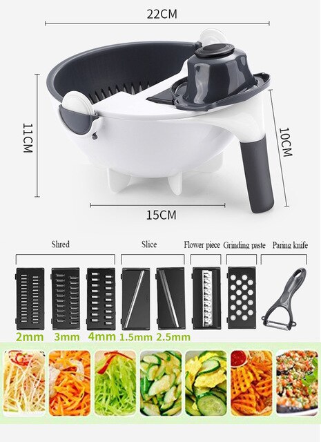 Kitchen Helpers Tools Mandoline Slicer Vegetable C... – Vicedeal