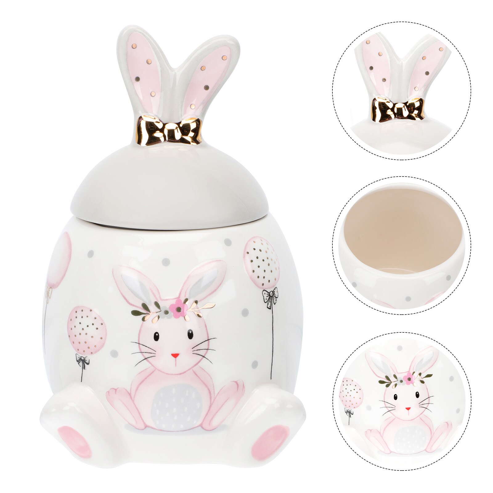 1pc Ceramic Pot Easter Tea Can Multipurpose Cartoo... – Vicedeal