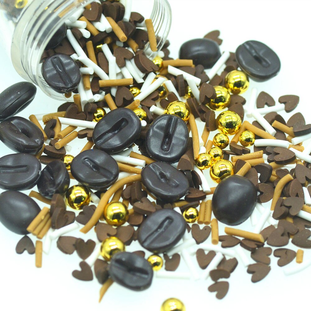 20 Gram Mixed Polymer Clay Chocolate Coffe Beans S... – Grandado