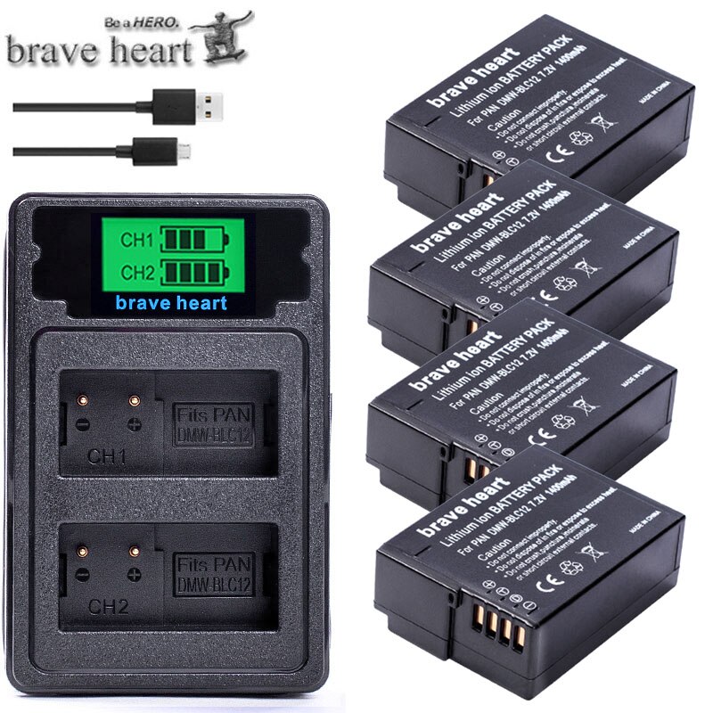 Batteries BLC12E DMW-BLC12 pour Panasonic Lumix FZ... – Grandado