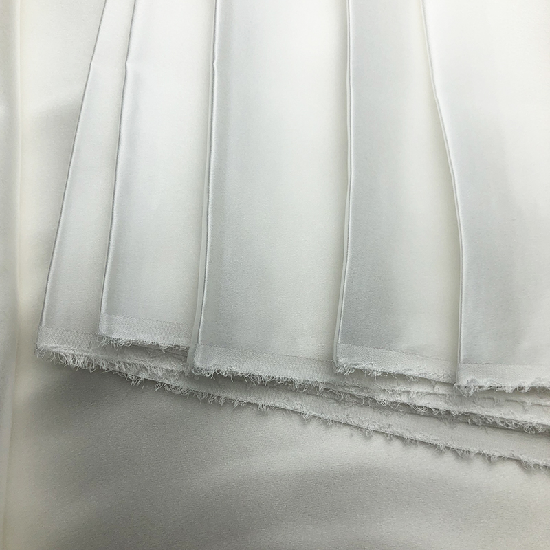 Real Silk 22 MM Off White Spandex Satin Silk Dress... – Grandado