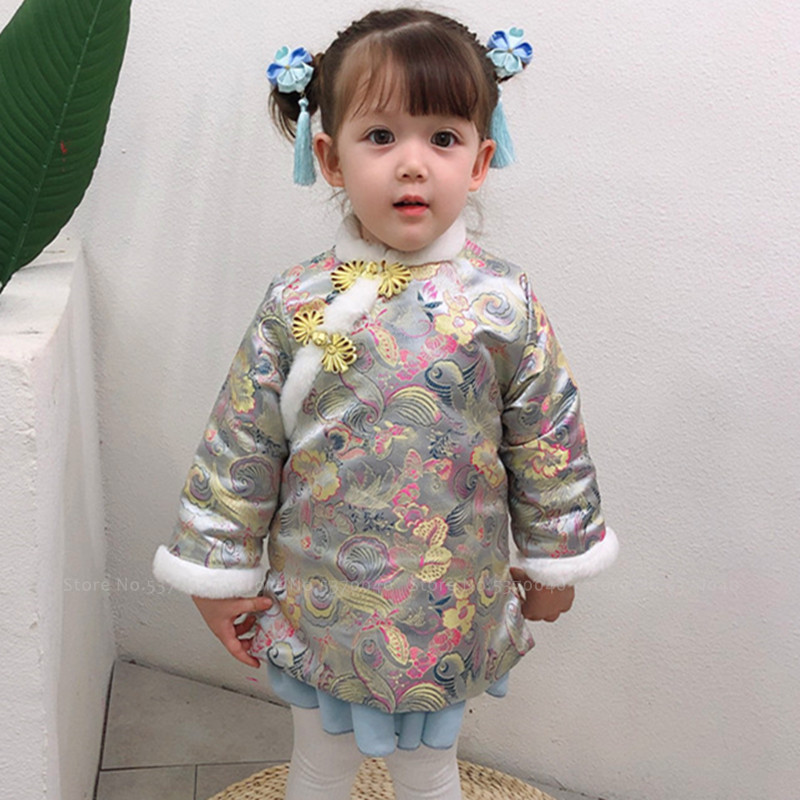 Baby Girl Traditional Chinese Hanfu Cheongsam Kids... – Vicedeal