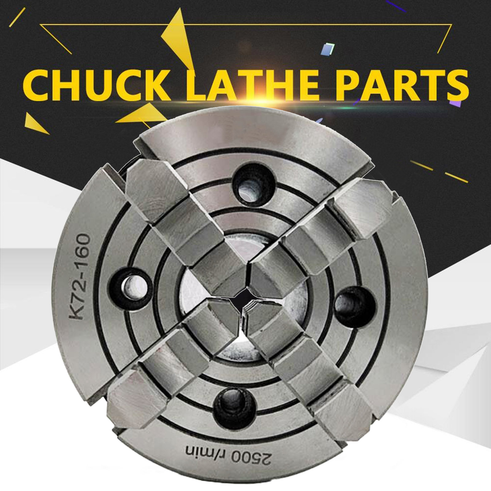 4 Jaw Lathe Chuck 8 Inch 2500R/Min Independent Rev... – Grandado