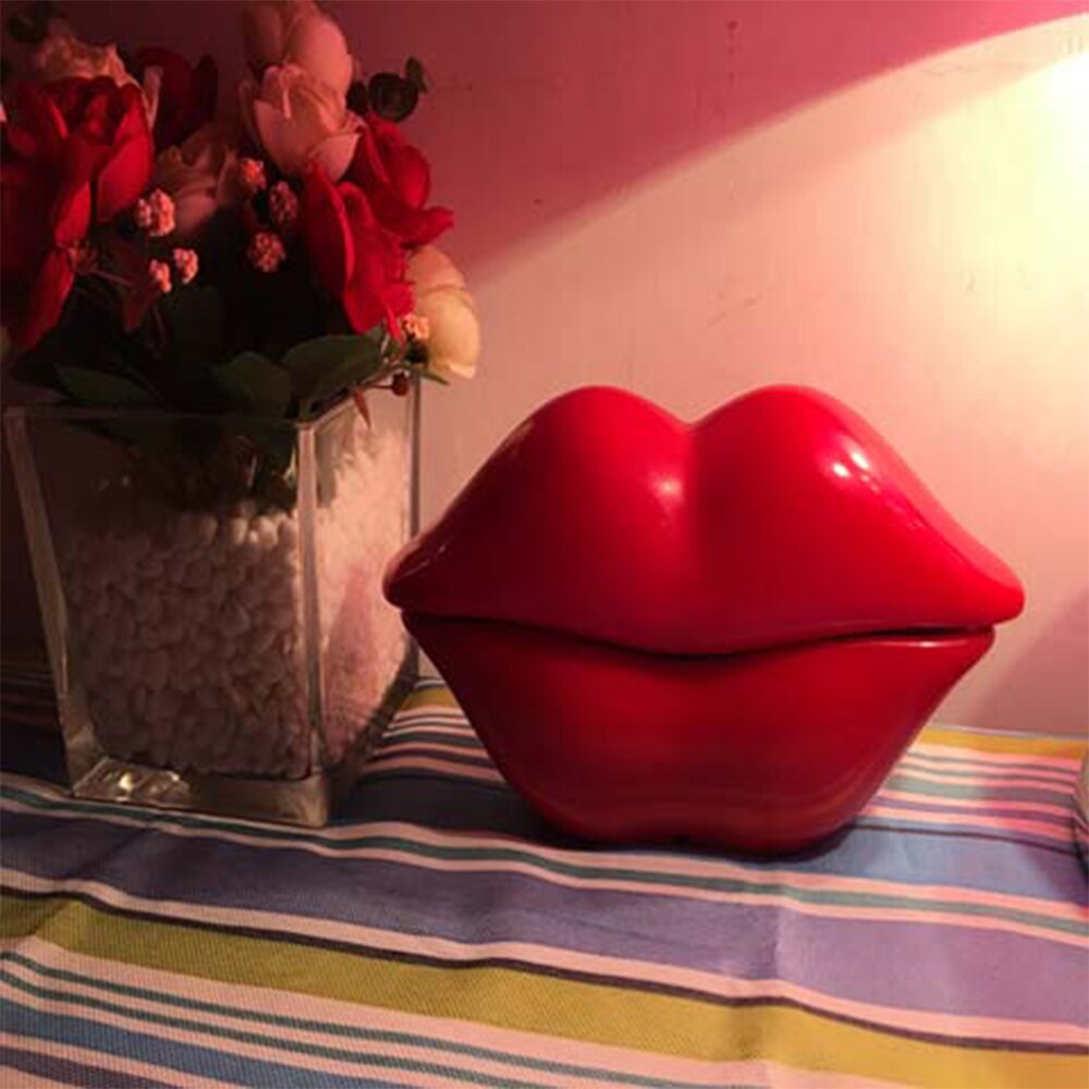 Novelty Lips Telephone Hotel Office Decoration Red... – Vicedeal