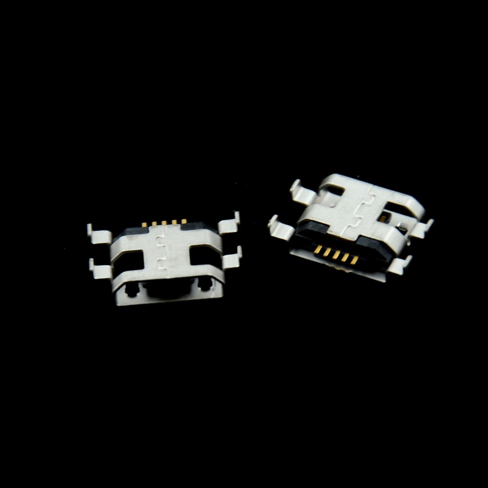 20pcs Micro USB Female Socket 5pin Type B 4 Vertic... – Vicedeal