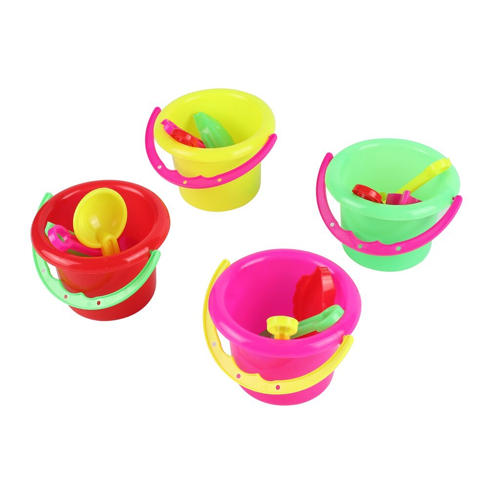 4pcs Novelty Mini Beach Toys Set Sand Pails Bucket... – Vicedeal