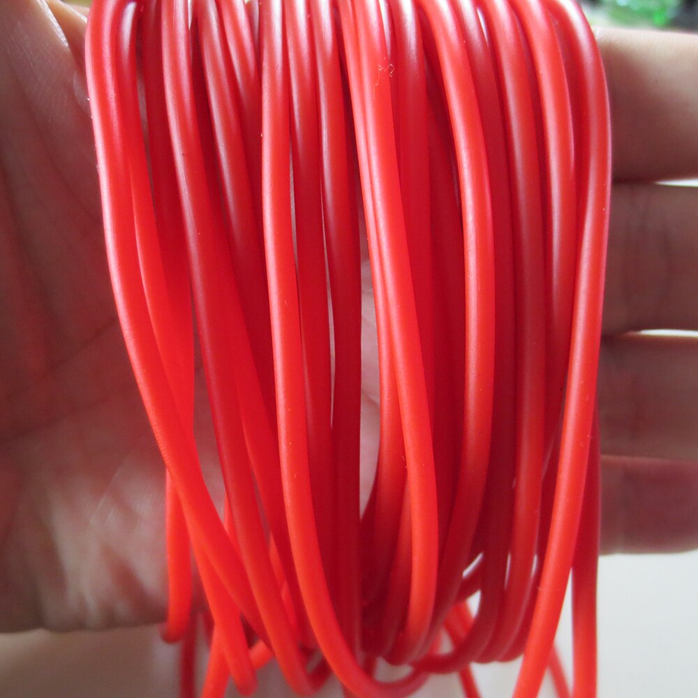 Rood Diameter 3mm Effen Elastische Rubber Lijn Vis... – Vicedeal