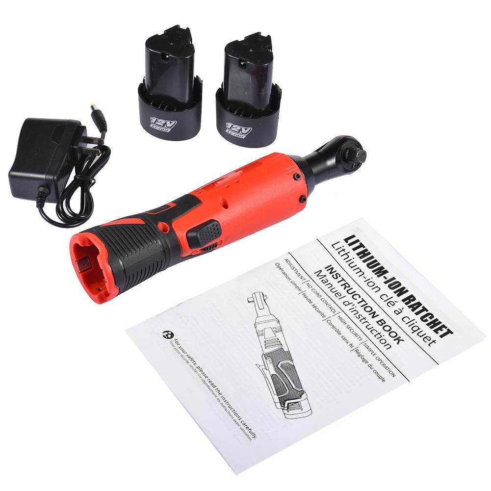 Portable Electric Ratchet Wrench Kit With 12V Rech... – Vicedeal