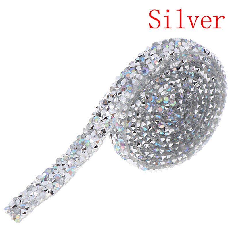 1Roll 0.91M Strass Tape Lint Met Strass Iron Voor ... – Grandado