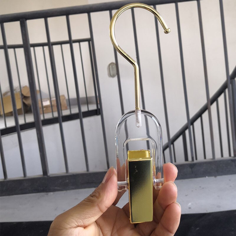 5pcs Transparent Hooks Clothing Store Wardrobe Acr... – Grandado