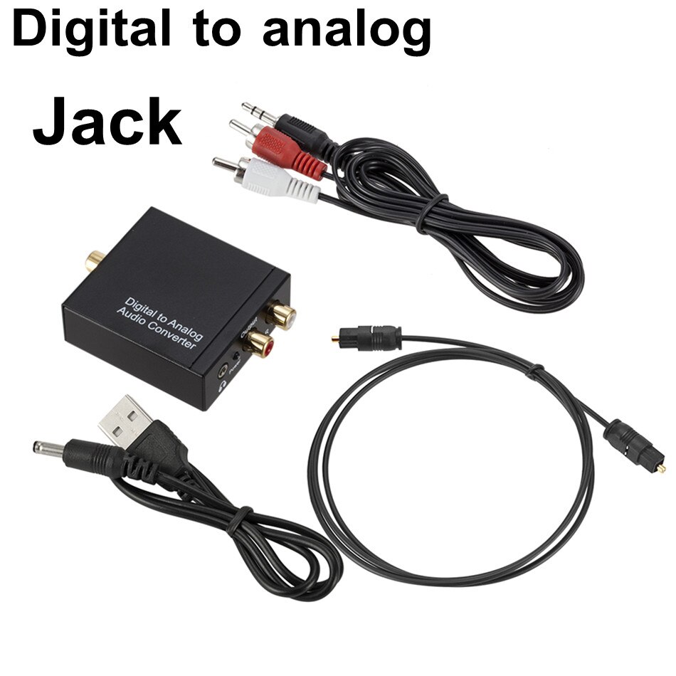 Jack de 3,5 Mm Coaxial de fibra óptica Digital a A... – Grandado