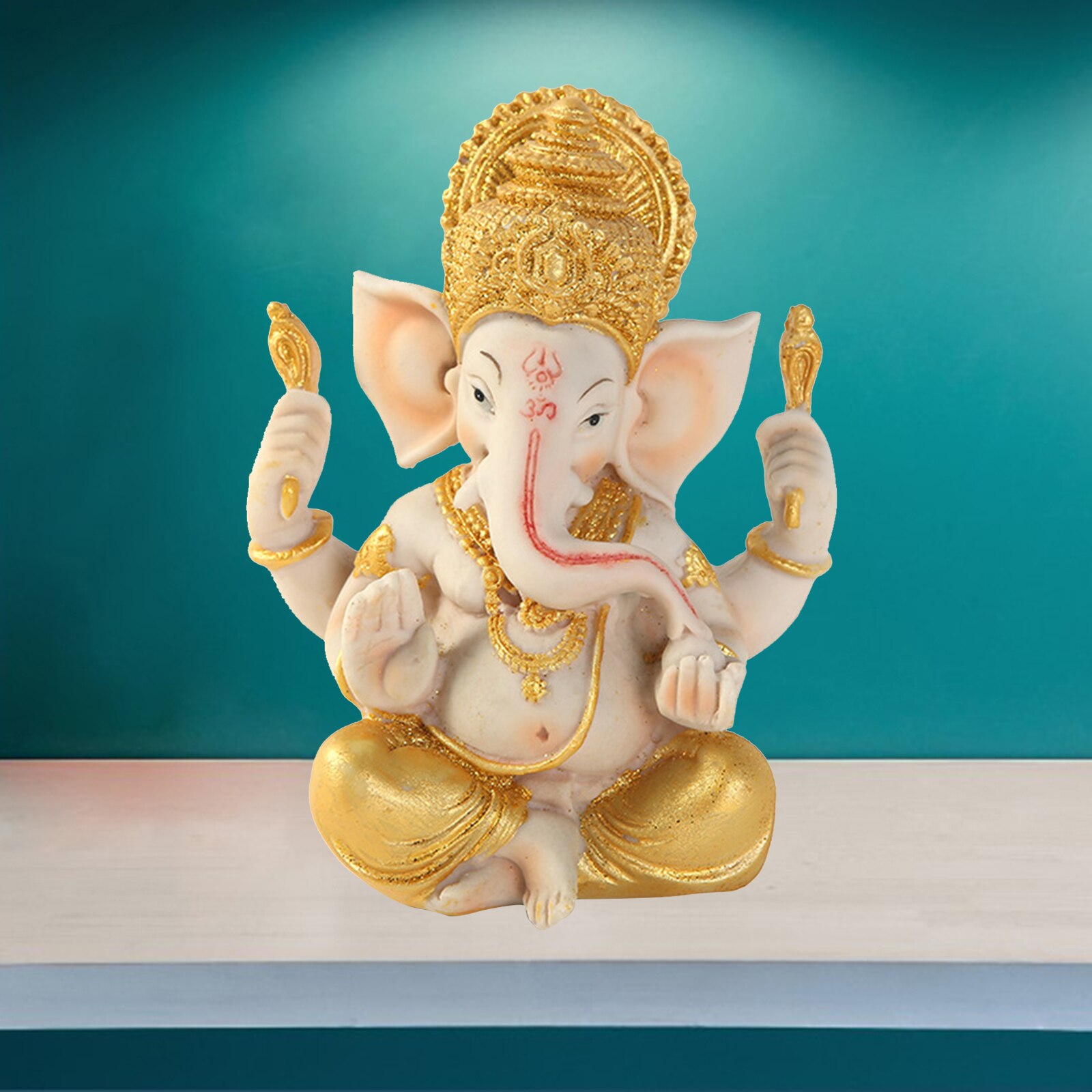 Hars Lord Ganesha Beeldje India Olifant God Van Su... – Grandado