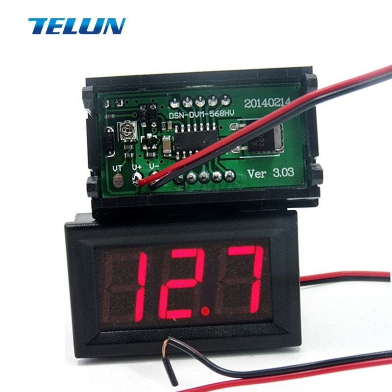 DC 5V ~ 120V digital display voltmeter solar power... – Vicedeal