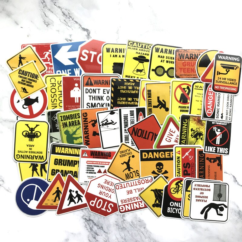 waterproof 50Pcs/lot Traffic warning signs For Sno... – Vicedeal