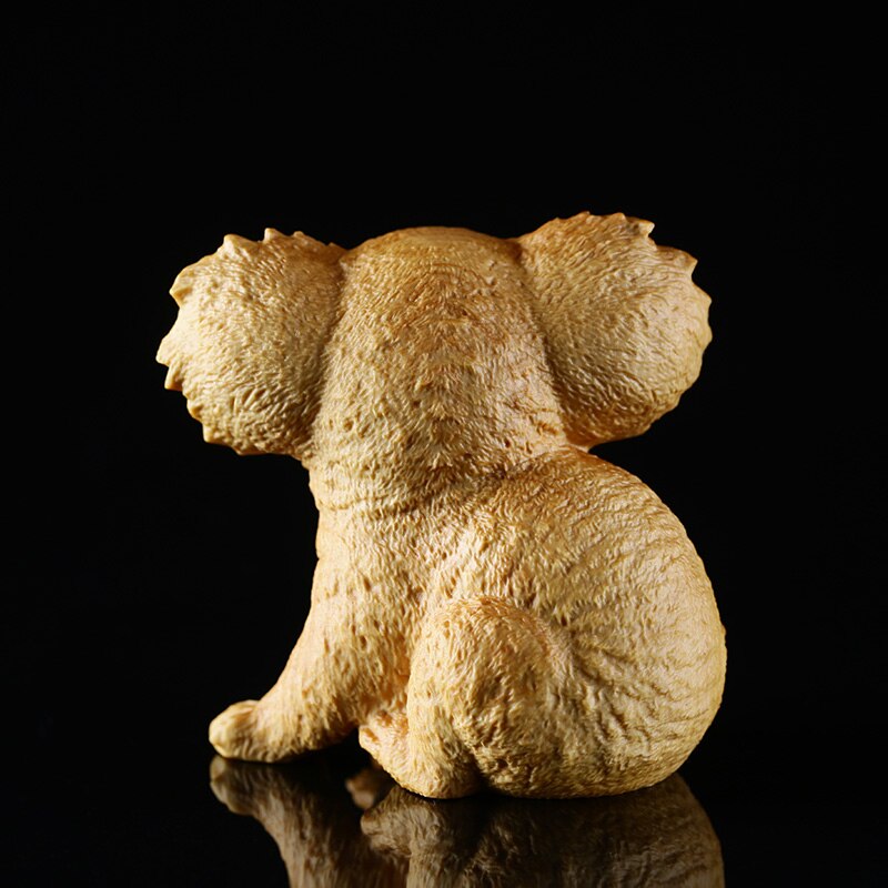 Boxwood 6CM Koala Sculpture Cute Animal Wood Statu... – Vicedeal