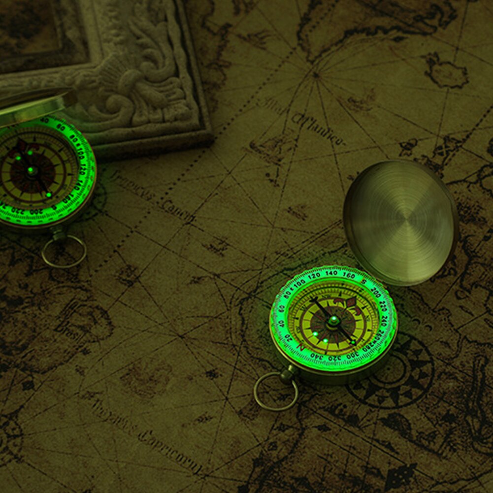 Portable Pure Copper Compass Camping Hiking Mini C... – Grandado