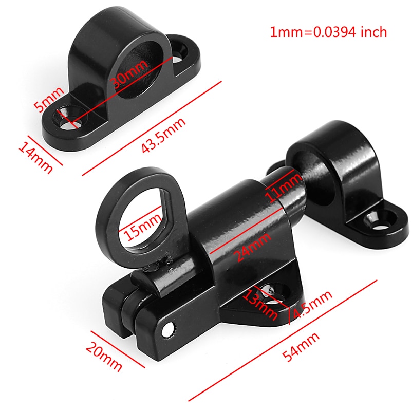 Black Window Gate Security Pull Ring Spring Bounce... – Grandado