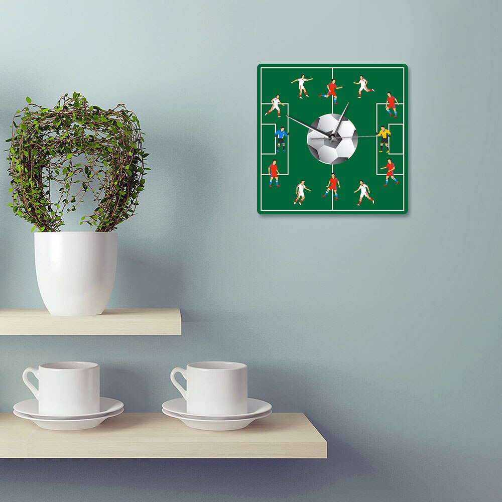 Soccer Field with Football Player Geek Decoration ... – Grandado