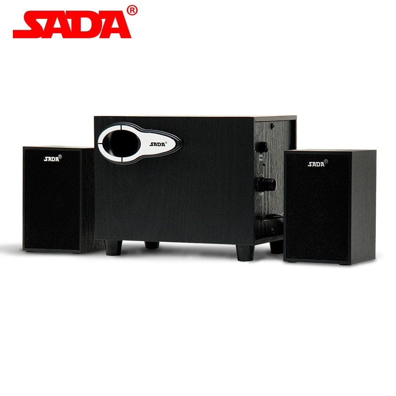 SADA D-200G 3D Surround Wood Subwoofer Stereo Heav... – Vicedeal
