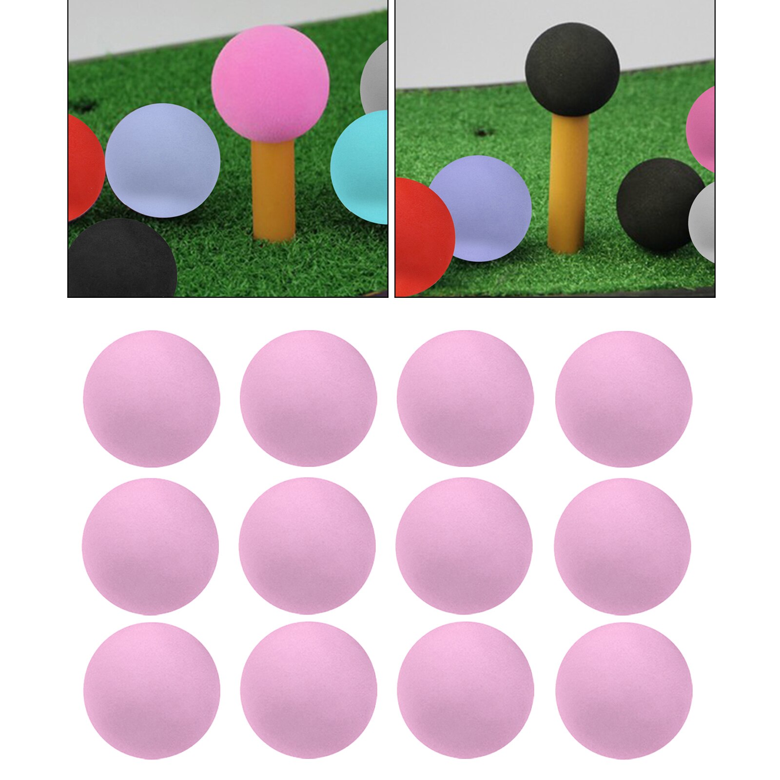 12Pcs Durable EVA Foam Golf Practice Balls Backyar... – Grandado