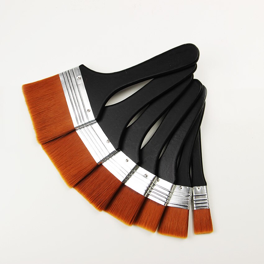 7 Stijlen Aquarel Olie Art Verf Borstel Nylon Haar... – Grandado