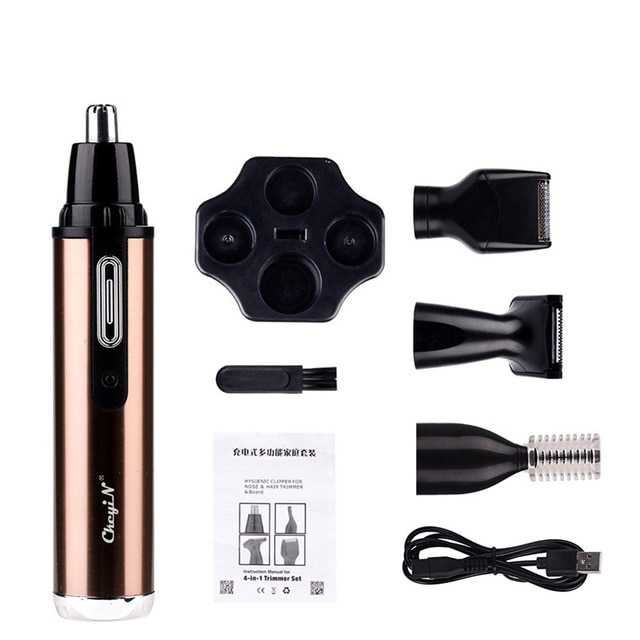 Portable Electric Nose Hair Trimmer Rechargeable B... – Vicedeal